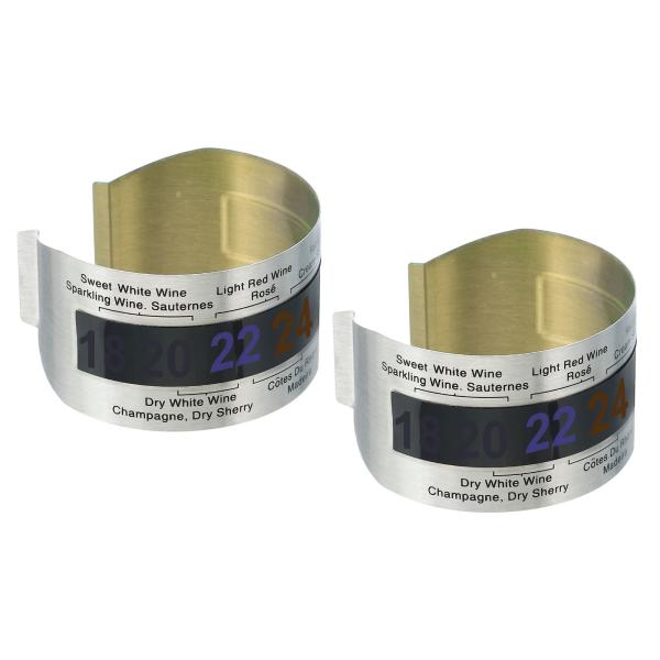 【本商品は海外出荷】お届けは通常20-30日を頂いております。サイズ:170x35mm(L*W);測定精度:±1℃;測定温度範囲:4℃-24℃(39?-75?)利点:1.耐久性のあるステンレススチール製で、耐摩耗性があり、錆びません。超薄型...