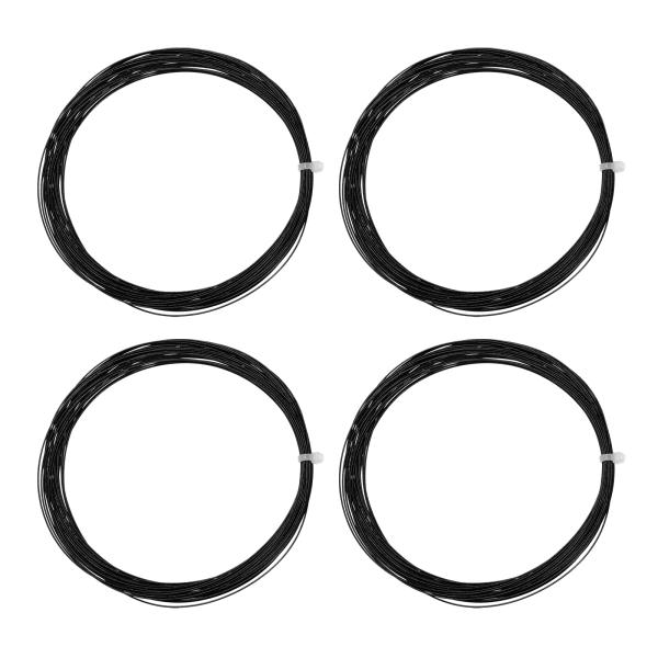 【本商品は海外出荷】お届けは通常20-30日を頂いております。カラー：ブラック ; 長さ：10.3 M; 直径：0.7mm; 張力: 約30lbs; パッキングリスト:4個バドミントンラケットストリング利点：バドミントンラケットの交換用スト...