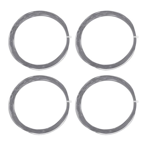 【本商品は海外出荷】お届けは通常20-30日を頂いております。カラー：シルバートーン ; 長さ：10.3 M; 直径：0.7mm; 張力: 約30lbs; パッキングリスト:4個バドミントンラケットストリング利点：バドミントンラケットの交換...