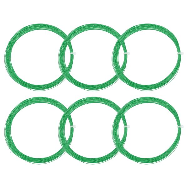 【本商品は海外出荷】お届けは通常20-30日を頂いております。カラー：グリーン ; 長さ：10.3 M; 直径：0.7mm; 張力: 約30lbs; パッキングリスト:6個バドミントンラケットストリング利点：バドミントンラケットの交換用スト...