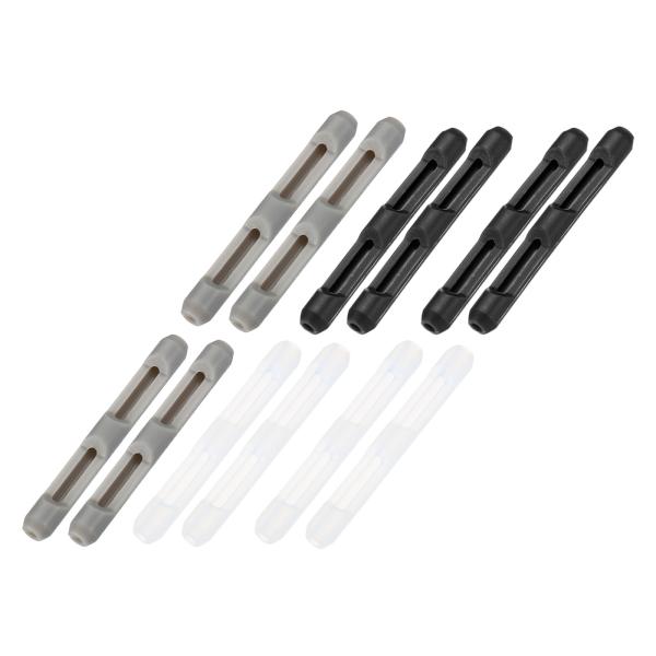 【本商品は海外出荷】お届けは通常20-30日を頂いております。カラー:ブラック、半透明、グレー；素材:シリコーンゴム；内径：3mm；サイズ:55mmx7mm(L*W)；パッケージリスト:6ペア眼鏡テンプルエンドヒント手順:1.メガネアームを...