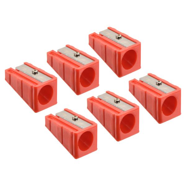 【本商品は海外出荷】お届けは通常20-30日を頂いております。全体サイズ：42 x 26 x 25 mm(L*W*H); 穴直径：17 mm; 素材：プラスチック、メタル; カラー：レッド; パッケージコンテンツ：6個 x キューチップシェ...