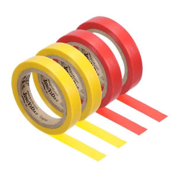 【本商品は海外出荷】お届けは通常20-30日を頂いております。カラー: レッド、イエロー; 長さ: 8 M; 幅: 1 cm; パッキングリスト: 4個 x ラケットグリップ仕上げテープ利点: テニスラケットグリップテープは、耐久性のあるP...