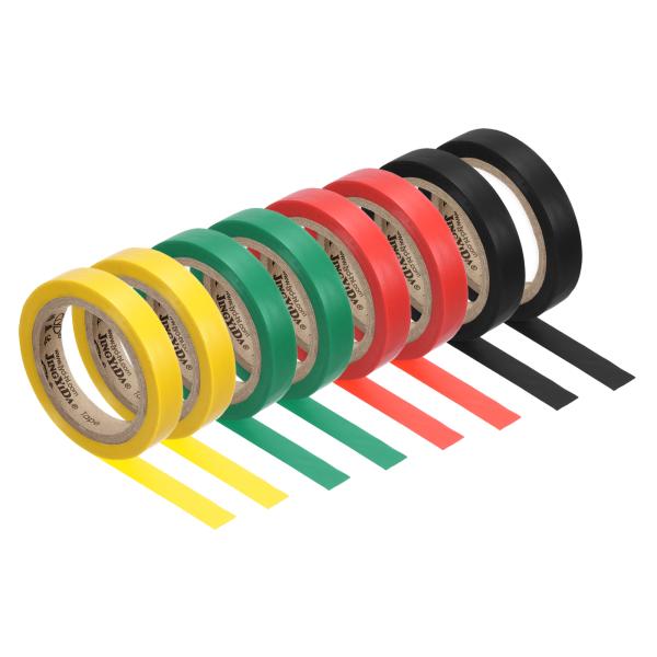 【本商品は海外出荷】お届けは通常20-30日を頂いております。カラー: レッド、イエロー、グリーン、ブラック; 長さ: 8 M; 幅: 1 cm; パッキングリスト: 8個 x ラケットグリップ仕上げテープ (各色2個)利点: テニスラケッ...