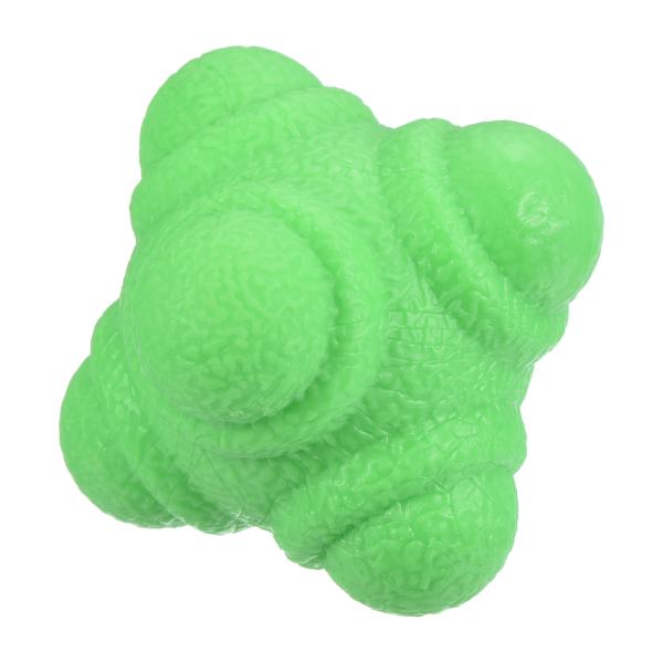 【本商品は海外出荷】お届けは通常20-30日を頂いております。カラー: グリーン; 材料: TPR; サイズ: 43 x 43 x 53 mm (L*W*H); パッキングリスト: 1 x リアクションボール利点: 六角形のリアクションボー...