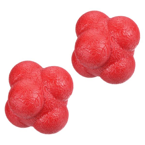 【本商品は海外出荷】お届けは通常20-30日を頂いております。カラー: レッド; 材料: TPR; サイズ: 47 x 47 x 55 mm (L*W*H); パッキングリスト: 2 x リアクションボール利点: 六角形のリアクションボール...