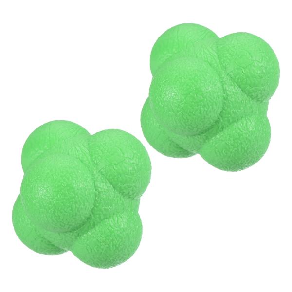 【本商品は海外出荷】お届けは通常20-30日を頂いております。カラー: グリーン; 材料: TPR; サイズ: 47 x 47 x 55 mm (L*W*H); パッキングリスト: 2 x リアクションボール利点: 六角形のリアクションボー...