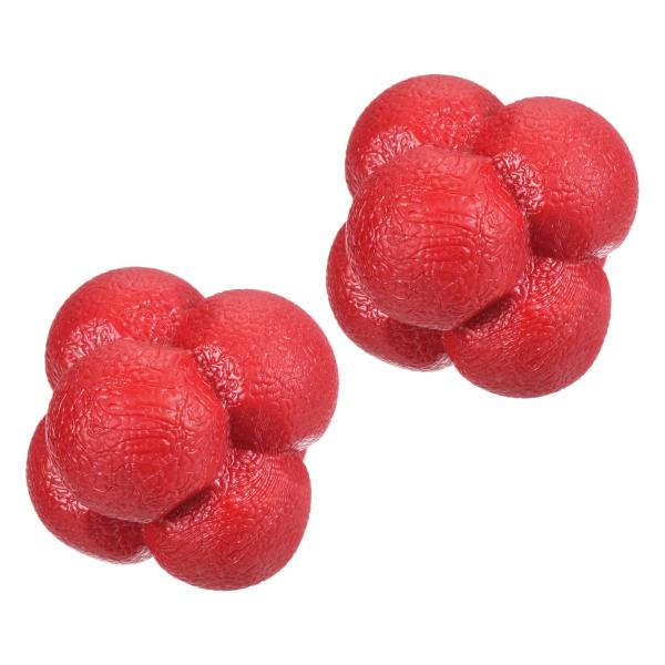 【本商品は海外出荷】お届けは通常20-30日を頂いております。カラー: レッド; 材料: TPR; サイズ: 47 x 47 x 55 mm (L*W*H); パッキングリスト: 2 x リアクションボール利点: 六角形のリアクションボール...