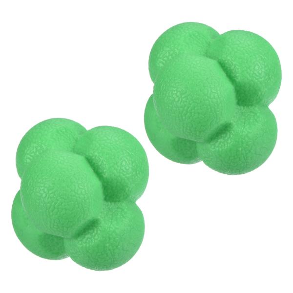 【本商品は海外出荷】お届けは通常20-30日を頂いております。カラー: グリーン; 材料: TPR; サイズ: 47 x 47 x 55 mm (L*W*H); パッキングリスト: 2 x リアクションボール利点: 六角形のリアクションボー...