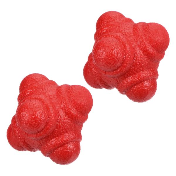 【本商品は海外出荷】お届けは通常20-30日を頂いております。カラー: レッド; 材料: TPR; サイズ: 43 x 43 x 53 mm (L*W*H); パッキングリスト: 2 x リアクションボール利点: 六角形のリアクションボール...