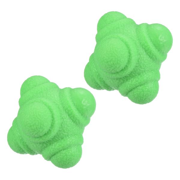 【本商品は海外出荷】お届けは通常20-30日を頂いております。カラー: グリーン; 材料: TPR; サイズ: 43 x 43 x 53 mm (L*W*H); パッキングリスト: 2 x リアクションボール利点: 六角形のリアクションボー...