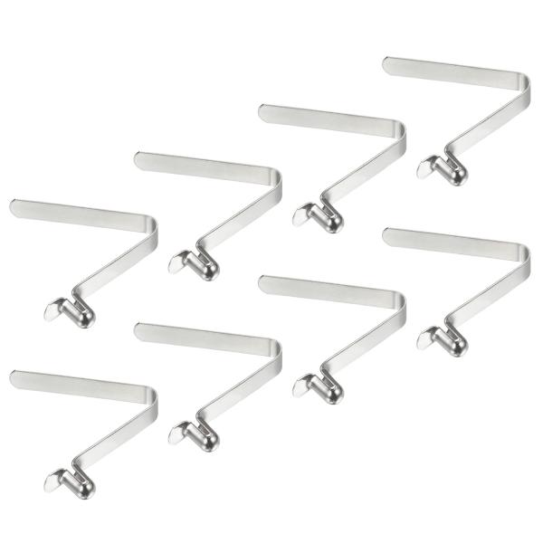 【本商品は海外出荷】お届けは通常20-30日を頂いております。カラー: シルバー; 素材: マンガン鋼; 本体サイズ: 33.5 x 6.5 x 0.5mm (L*W*T); プッシュボタンサイズ: 8 x 5mm(L*D); パッケージ内...