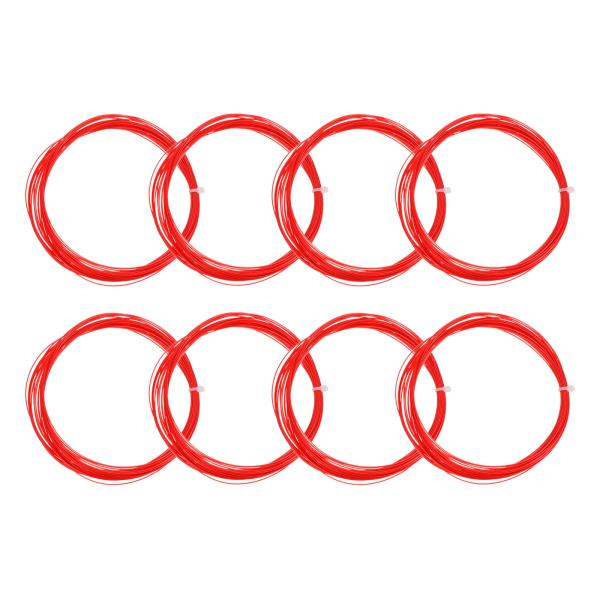 【本商品は海外出荷】お届けは通常20-30日を頂いております。カラー: レッド; 長さ: 10 M; 直径: 0.75 mm; パッキングリスト: 8個 x バドミントンラケットストリング利点: バドミントンラケットの交換用ストリングは、耐...