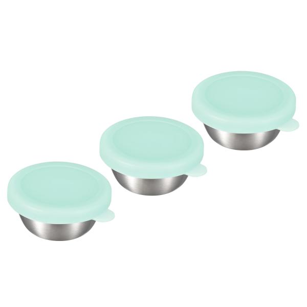 【本商品は海外出荷】お届けは通常20-30日を頂いております。パッケージ内容??軽量で持ち運び可能で積み重ね可能なサラダドレッシング容器が4個お届けします。サイズ：約6cmx2.6cm直径と高さ；容量：約1.7 oz/ 50ml良質の素材?...