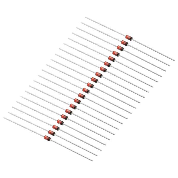 【本商品は海外出荷】お届けは通常20-30日を頂いております。タイプ:DO-41ツェナー；電圧：12V；消費電力:1W；製品寸法:4x2.4mm(L*外径)全長：60mm本体長さ：4mmパッケージ内容：20個xツェナーダイオードの品揃えツェ...