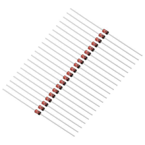 【本商品は海外出荷】お届けは通常20-30日を頂いております。タイプ:DO-41ツェナー；電圧：30V；消費電力:1W；製品寸法:4x2.4mm(L*外径)全長：60mm本体長さ：4mmパッケージ内容：20個xツェナーダイオードの品揃えツェ...