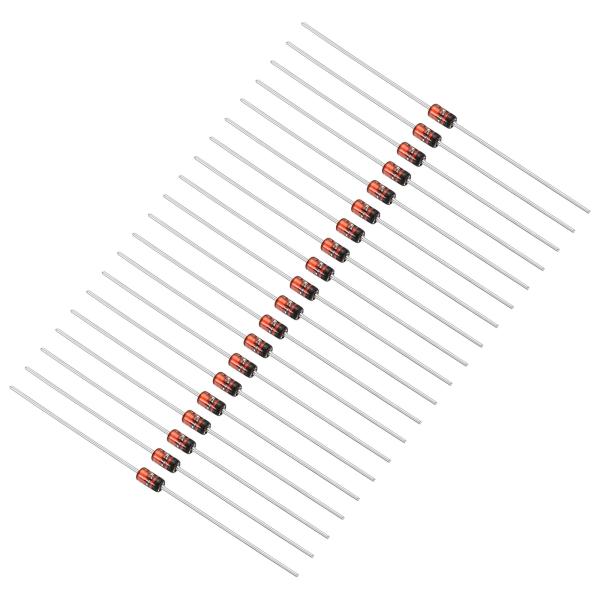 【本商品は海外出荷】お届けは通常20-30日を頂いております。タイプ:DO-41ツェナー；電圧：7.5V；消費電力:1W；製品寸法:4x2.2mm(L*外径)全長：60mm本体長さ：4mmパッケージ内容：20個xツェナーダイオードの品揃えツ...