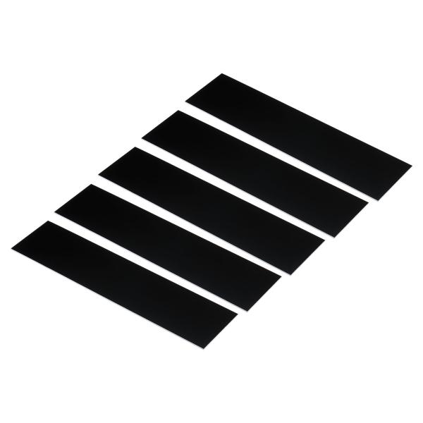 【本商品は海外出荷】お届けは通常20-30日を頂いております。サイズ: 20x5cm(L*W)；厚さ: 1.3mm；プリント後のスタイル: ブラックバックグラウンド/ホワイトテキスト利点: 1. 丈夫なABS素材を採用、防水、耐傷性、耐磨耗...