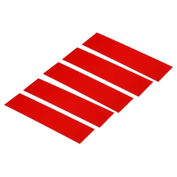 【本商品は海外出荷】お届けは通常20-30日を頂いております。サイズ: 20x5cm(L*W)；厚さ: 1.3mm；プリント後のスタイル: レッドバックグラウンド/ホワイトテキスト利点: 1. 丈夫なABS素材を採用、防水、耐傷性、耐磨耗性...