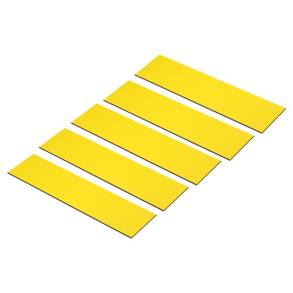 【本商品は海外出荷】お届けは通常20-30日を頂いております。サイズ: 20x5cm(L*W)；厚さ: 1.3mm；プリント後のスタイル: イエローバックグラウンド/ブラックテキスト利点: 1. 丈夫なABS素材を採用、防水、耐傷性、耐磨耗...