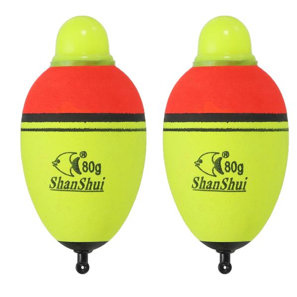 【本商品は海外出荷】お届けは通常20-30日を頂いております。サイズ: 浮力: 80g / 2.8 oz; 直径: 51mm ; 全長: 104mm ; 電源: (別売り); パッケージ: 2 xライト付きフィッシングスリップボバー利点: ...