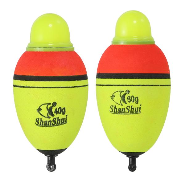 【本商品は海外出荷】お届けは通常20-30日を頂いております。サイズ: 浮力: 40/60g / 1.5oz 2.1 oz; 直径: 41/45mm ; 全長: 86/97mm ; 電源: (別売り); パッケージ: 2 xライト付きフィッ...