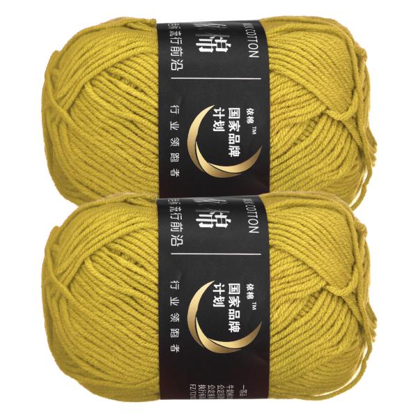 【本商品は海外出荷】お届けは通常20-30日を頂いております。[アクリル糸かせ] - 美しい4プライのアクリル糸は2かせ入り、各パック50g/1.76オンス、糸の直径は2mmで、2.5〜3mmのかぎ針サイズと3mmの編み針サイズに適しており...