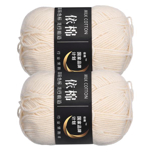 【本商品は海外出荷】お届けは通常20-30日を頂いております。[アクリル糸かせ] - 美しい4プライのアクリル糸は2かせ入り、各パック50g/1.76オンス、糸の直径は2mmで、2.5〜3mmのかぎ針サイズと3mmの編み針サイズに適しており...