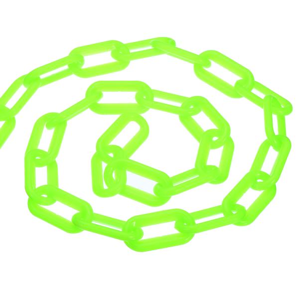 【本商品は海外出荷】お届けは通常20-30日を頂いております。カラー：緑色；材質：プラスチック；直径：8mm；全体のサイズ:50x25Mm(L*W)；全長：3m；パッキングリスト：1x支柱チェーン利点：バリア チェーンは明るく目立つ色で提供...