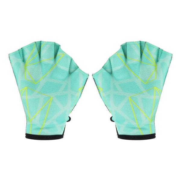 【本商品は海外出荷】お届けは通常20-30日を頂いております。素材：ナイロン；サイズ：M；手首オープン幅：6.5 cm；全体的な寸法：17.5 x 17.5 cm(L*W)；カラー：ライトグリーン；パッケージの内容：1ペア x 水泳トレーニ...