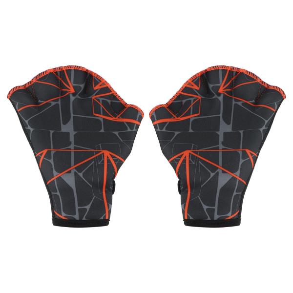 【本商品は海外出荷】お届けは通常20-30日を頂いております。素材：ナイロン；サイズ：L；手首オープン幅：7.5 cm；全体的な寸法：18.5 x 18 cm(L*W)；カラー：ダークグレー；パッケージの内容：1ペア x 水泳トレーニング手...