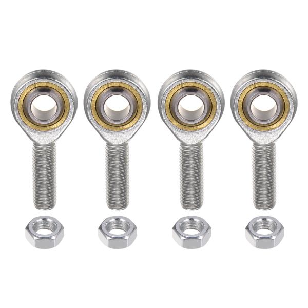 【本商品は海外出荷】お届けは通常20-30日を頂いております。タイプ:M12x1.75右ねじ付き12mmオスロッドエンド - 機械アセンブリでのスムーズで柔軟な動きを実現します。（最大角度ずれ：13°）材質: #45スチールロッドエンドボデ...