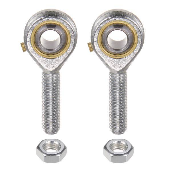 【本商品は海外出荷】お届けは通常20-30日を頂いております。タイプ: M8x1.25右ねじ付き8 mmオスロッドエンド - 機械アセンブリでのスムーズで柔軟な動きを実現します。(最大角度ズレ:14°)材料: #45スチールロッドエンドボデ...