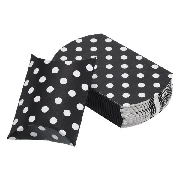 【本商品は海外出荷】お届けは通常20-30日を頂いております。カラー：ブラック、ホワイト；素材：紙；サイズ：11.5cmx7cm(L*W)；パッキングリスト:100個xピローボックス。利点：素朴な表面のピローボックス、ジュエリー用のペーパー...