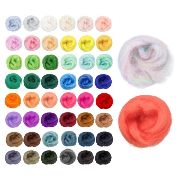 【本商品は海外出荷】お届けは通常20-30日を頂いております。天然の柔らかなウール素材??当社のニードルフェルト羊毛は天然羊毛で作られており、このフェルトキットは柔らかく、柔軟性があり、優れた弾力性があります。さまざまなDIYプロジェクトの...