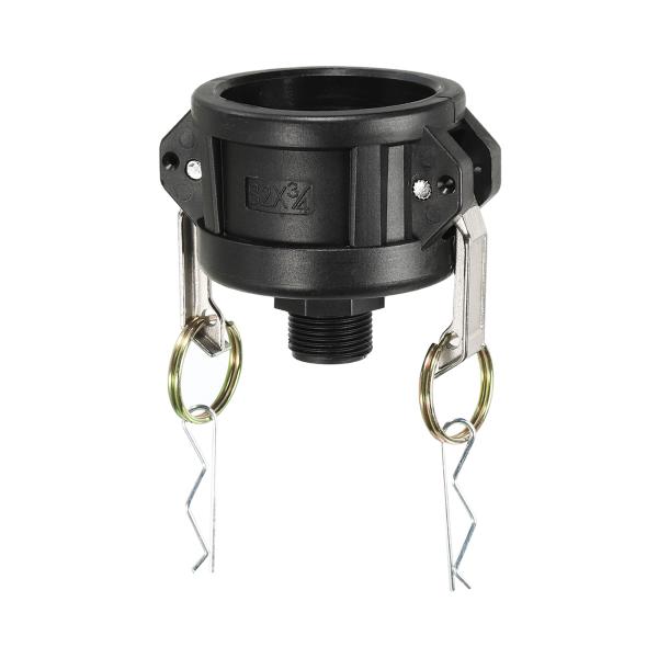 【本商品は海外出荷】お届けは通常20-30日を頂いております。カムロックサイズ：50mm；アウトレットオスネジサイズ：19.5mm；パッケージ内容：1xIBCトートアダプターフィッティング利点：プラスチック素材を使用しており、強度が高く、耐...