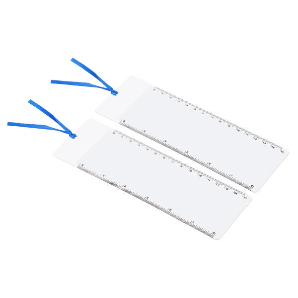 【本商品は海外出荷】お届けは通常20-30日を頂いております。カラー: ブルー、クリア; 素材: PVC; サイズ: 190mmx65mmx0.5mm; パッケージリスト: 2個 x 定規付きブックマーク拡大鏡利点: 1.ブックマークには透...