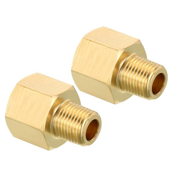 【本商品は海外出荷】お届けは通常20-30日を頂いております。タイプ:1/8 NPTオス-1/4 NPT NPTメス全体の長さ: 22.5 mm; メスネジ長さ: 13 mm; オスネジ長さ9.5 mmパイプ継手アダプターは真鍮製です。真鍮...