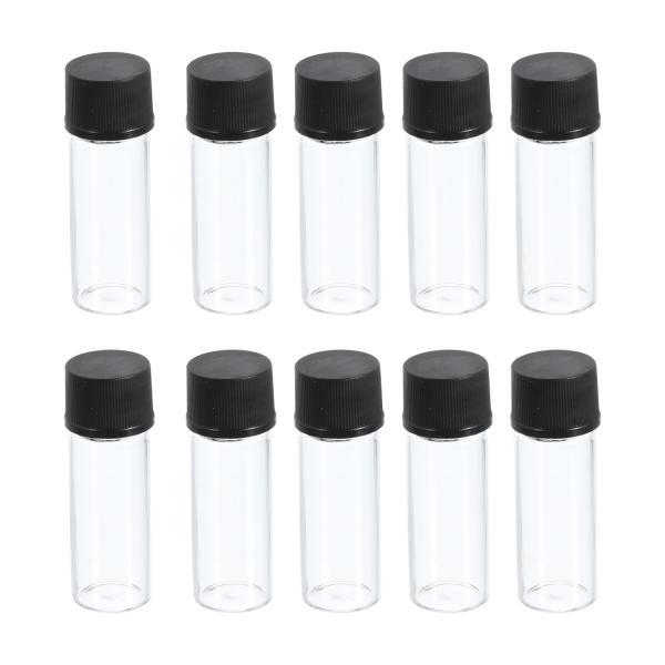 【本商品は海外出荷】お届けは通常20-30日を頂いております。ボトルの材質：ガラス、キャップの材質：プラスチック、カバーパッドの材質：PE、カラー：透明、ブラック、容量：2ml、ボトル口の外径:10mm、ボトルの高さ:35mm、全体のサイズ...