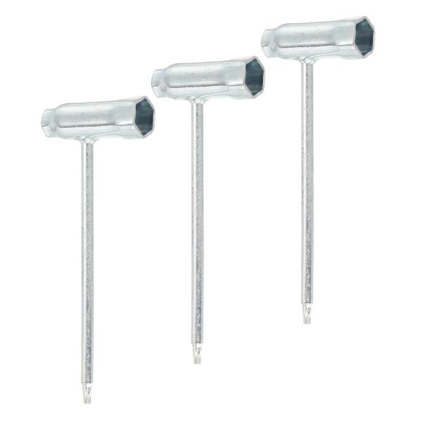 【本商品は海外出荷】お届けは通常20-30日を頂いております。材質：金属；スリーブ厚さ:2mm；六角形の直径:13mm、19mm；全体のサイズ:185x68mm(L*W)；パッキングリスト:3個xコンビネーションTレンチ利点：金属製のこのコ...