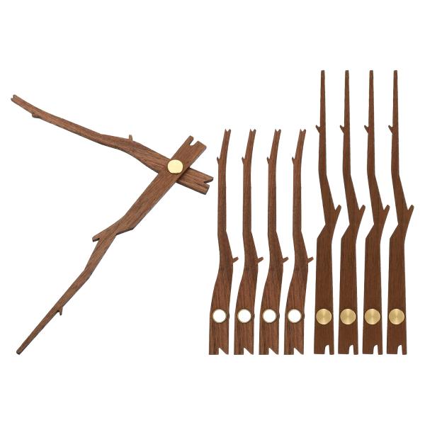 【本商品は海外出荷】お届けは通常20-30日を頂いております。素材：木材；ムーブメントの軸径に適した時計針：時針3.6mm / 分針5.5mm；穴から針先までの長さ：時針82mm / 分針110mm利点：無音時計メカニズム：時計針は超静音ス...