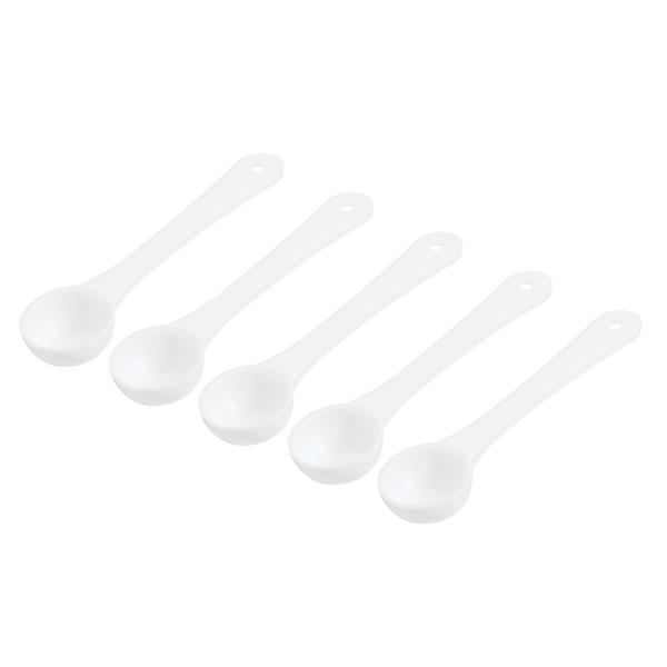 【本商品は海外出荷】お届けは通常20-30日を頂いております。仕様：ホワイトカラー、プラスチック素材、丸底、容量1g, 合計サイズ(L*H): 81 x 11mm, スプーンの幅を測る：21mm, パッケージ内容：20 x 計量スプーン。プ...