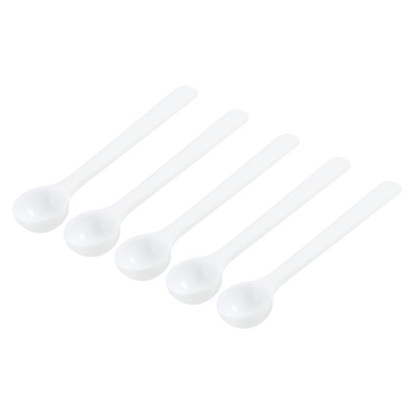 【本商品は海外出荷】お届けは通常20-30日を頂いております。仕様：ホワイトカラー、プラスチック素材、丸底、容量1g, 合計サイズ(L*H): 94 x 11mm, スプーンの幅を測る：21mm, パッケージ内容：40 x 計量スプーン。プ...