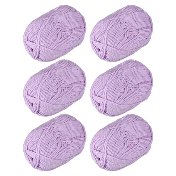 【本商品は海外出荷】お届けは通常20-30日を頂いております。[アクリル糸スケイン] 美しい4本撚りのアクリル糸は6つのスケインで提供されており、各パックには50g/1.76ozの糸が含まれています。糸の直径は2mmで、2.5-3 mmのク...