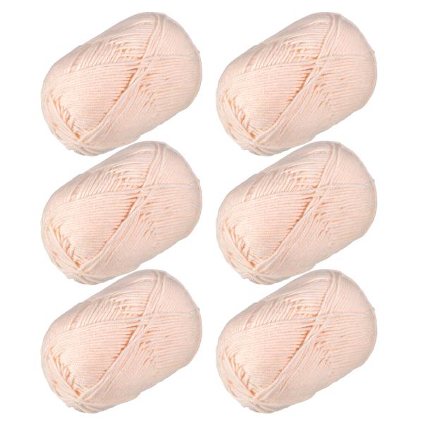 【本商品は海外出荷】お届けは通常20-30日を頂いております。【アクリル糸スケイン】- 美しい4本撚りのアクリル糸が6スケイン入っており、各パックは50g/1.76ozで、糸の直径は2mmです。2.5-3mmのクロシェフックサイズと8mmの...