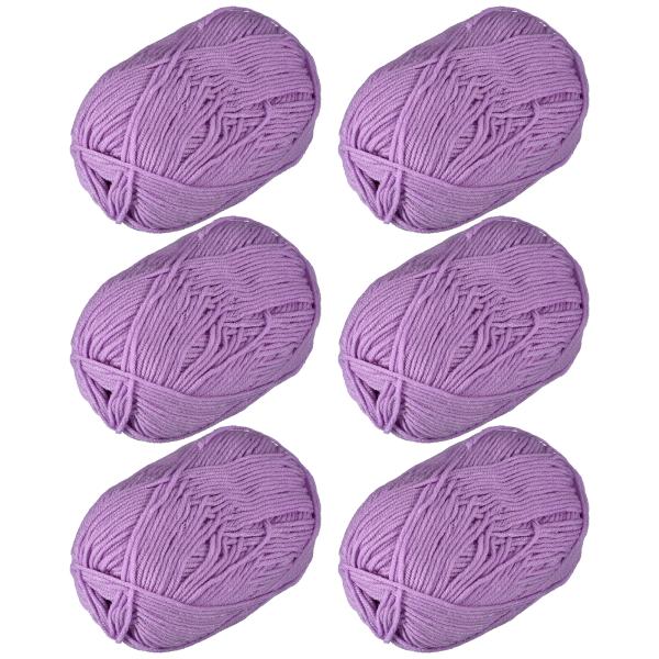 【本商品は海外出荷】お届けは通常20-30日を頂いております。[アクリル糸スケイン] 美しい4本撚りのアクリル糸は6つのスケインで提供され、各パックには50g/1.76ozの糸が含まれています。糸の直径は2mmで、2.5-3 mmのクロシェ...