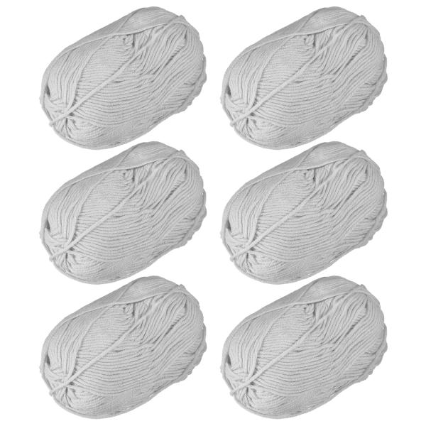 【本商品は海外出荷】お届けは通常20-30日を頂いております。【アクリル糸スケイン】- 美しい4本撚りのアクリル糸は、50g/1.76ozの6スケインで提供されており、糸の直径は2mmです。2.5-3 mmのクロシェフックサイズと12mmの...