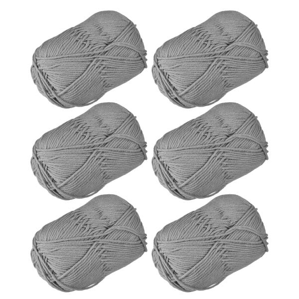 【本商品は海外出荷】お届けは通常20-30日を頂いております。[アクリル糸スケイン] 美しい4本撚りのアクリル糸は6つのスケインで提供されており、各パックには50g/1.76ozの糸が含まれています。糸の直径は2mmで、2.5-3mmのクロ...