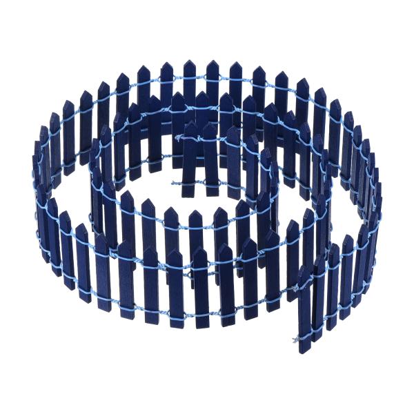 【本商品は海外出荷】お届けは通常20-30日を頂いております。カラー:ブルー；長さ：100cm；高さ：5cm；包装内容明細書：1個xミニ木製ピケットフェンス利点：ミニチュア フェアリー ガーデン フェンスは塗装された木材で作られ、金属ワイヤ...