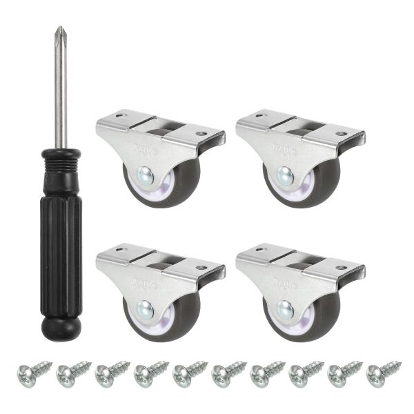 【本商品は海外出荷】お届けは通常20-30日を頂いております。ホイールサイズ：38x17mm / 1.5x0.67"（直径x厚さ）；全体サイズ：58x24.5x41mm / 2.28x0.96x1.61"（長さx幅x高さ）耐荷重：22kg ...